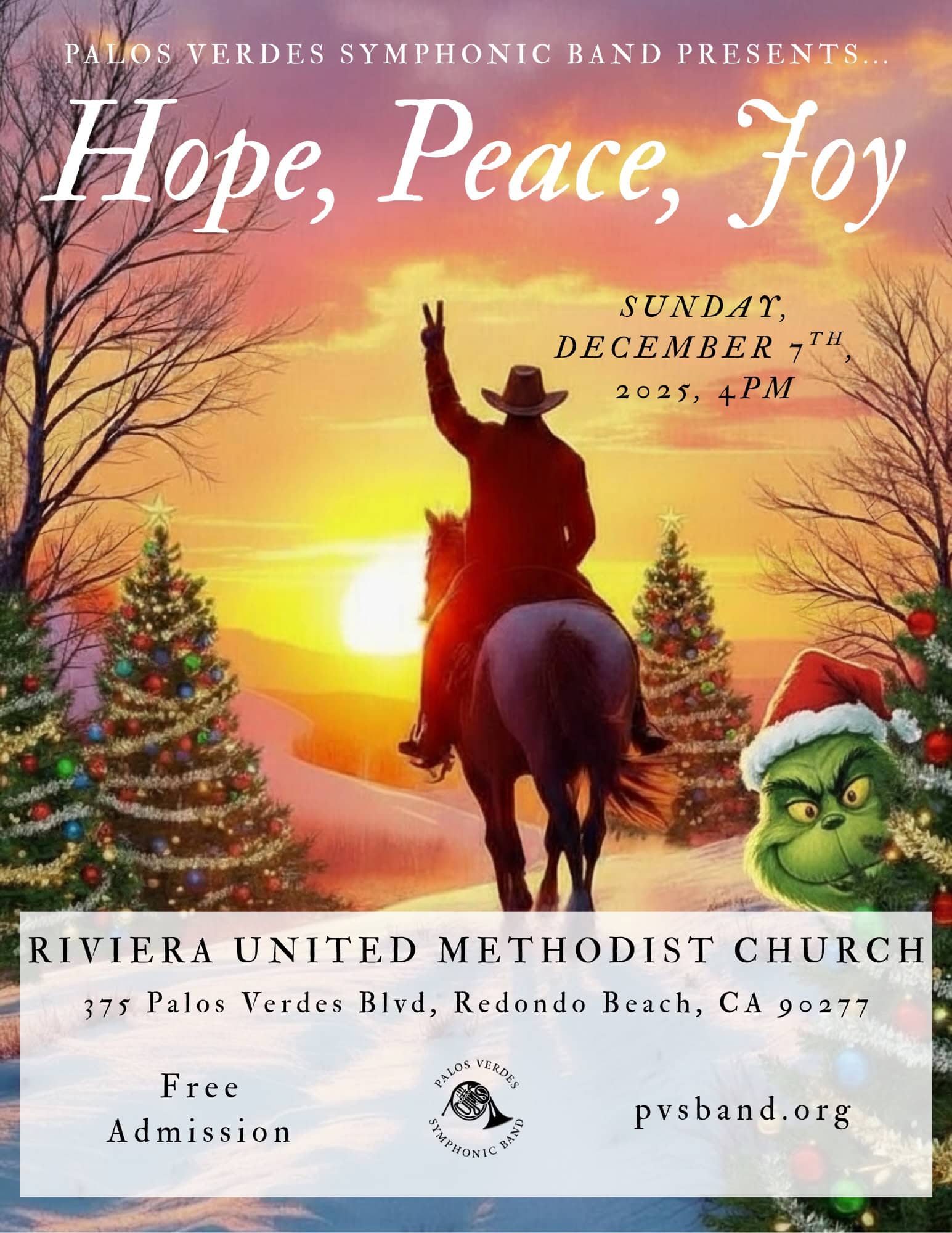 The Palos Verdes Symphonic Band presents its annual holiday concert ...